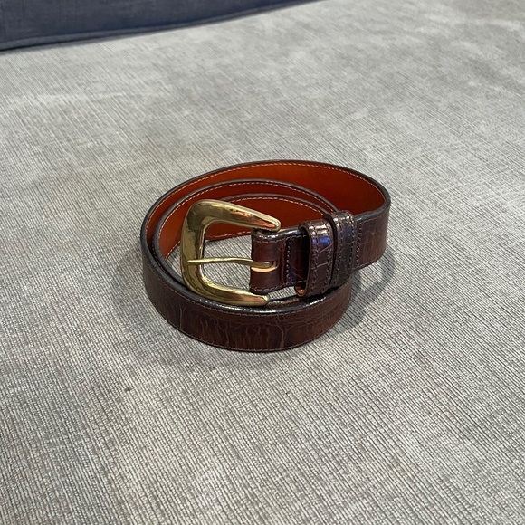 Joan & David | Accessories | Joan David Brown Leather Belt | Poshmark